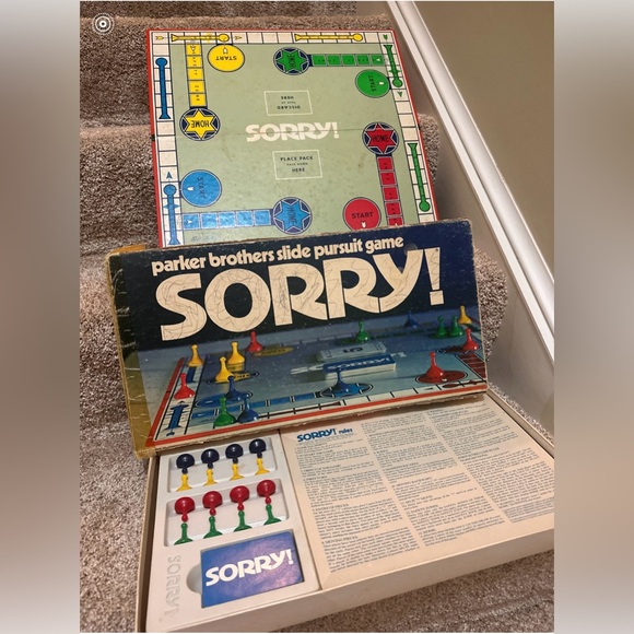 Toys | Vintage Sorry 1972 | Poshmark